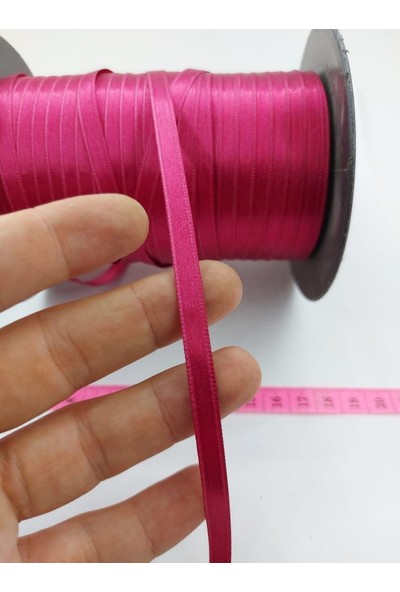 Ztt Saten Kurdale Koyu Pembe Renk 6 mm 10 Metre Ztt Saten Kurdale Koyu Pembe Renk 6 mm 10 Metre