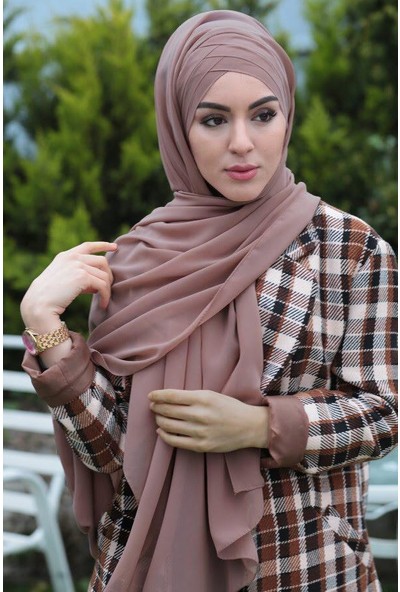 Amisos Bone Şal Üç Bantlı Şal Koyu Vizyon (Hazır Model) - Yeni Model Tesettür Giyim Amisos Bone Şal Üç Bantlı Şal Koyu Vizyon (Hazır Model) - Yeni Model Tesettür Giyim