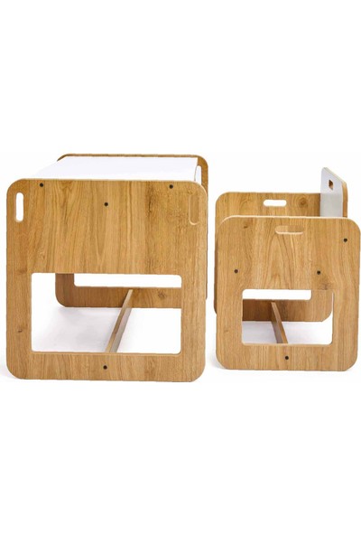 Minera Montessori Kumru Aktivite Masası ve Sandalye Takımı Minera Montessori Kumru Aktivite Masası ve Sandalye Takımı