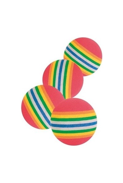 Trixie Kedi Oyuncağı Renkli Top 3,5cm Trixie Kedi Oyuncağı Renkli Top 3,5cm