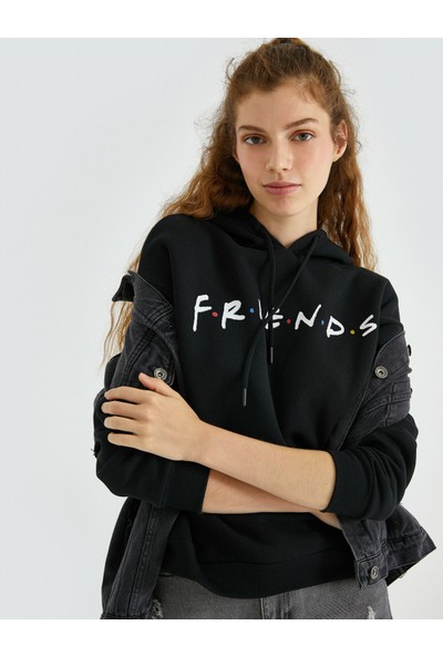 Koton Friends Lisanslı Baskılı Kapüşonlu Sweatshirt Koton Friends Lisanslı Baskılı Kapüşonlu Sweatshirt