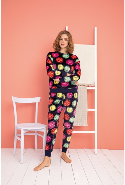 Zey 30370 Kadın Süpersoft Pijama Takım