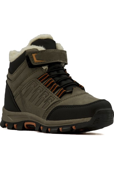 Letao Erkek Çocuk Soğuga Dayanıklı Fermuarlı Kürklü Trekking Bot Letao Erkek Çocuk Soğuga Dayanıklı Fermuarlı Kürklü Trekking Bot