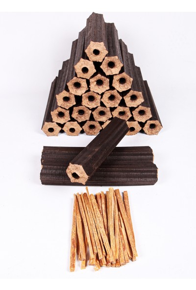 Narım Özel Pres Briket Şömine Odunu 15 kg Çıra Hediyeli Narım Özel Pres Briket Şömine Odunu 15 kg Çıra Hediyeli