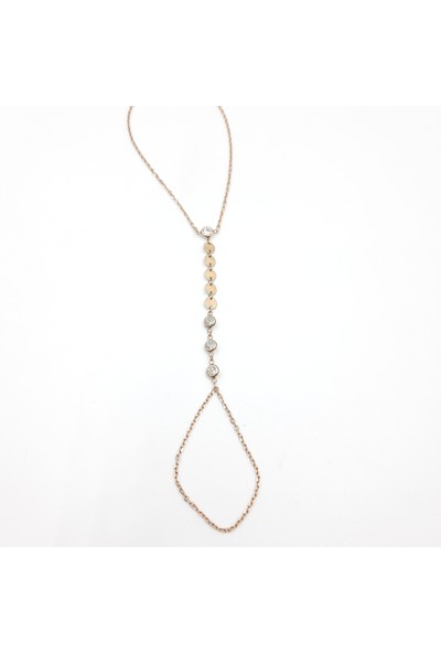 Just4you 925 Ayar Gümüş Beyaz Zirkon Taşlı Pullu Rose Kaplama Şahmeran Just4you 925 Ayar Gümüş Beyaz Zirkon Taşlı Pullu Rose Kaplama Şahmeran