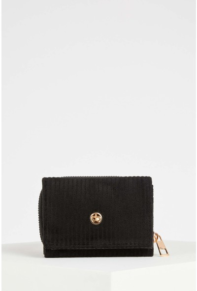 DeFacto Kadın Süet Görünümlü Cüzdan W2524AZNS