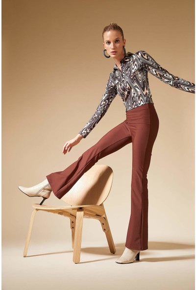 DeFacto İspanyol Paça Basic Tayt W0975Az21Au