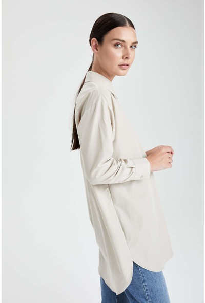 DeFacto Relax Fit Gömlek Tunik V5625AZ21HS