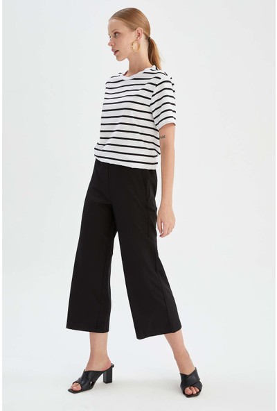 DeFacto Geniş Paça Yüksek Bel Pantolon W4549Az21Hs