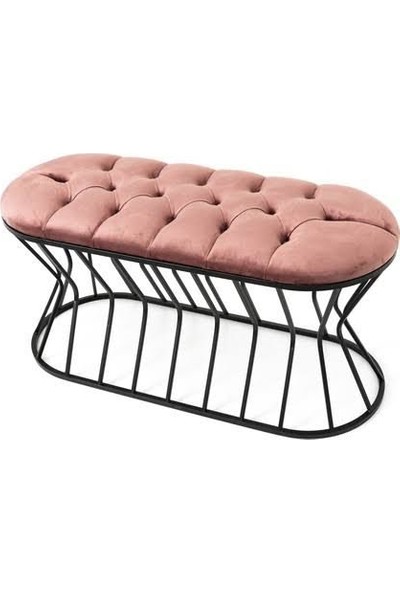 Dw Wood Work's Metal Ayaklı Chester PUF(STK036)