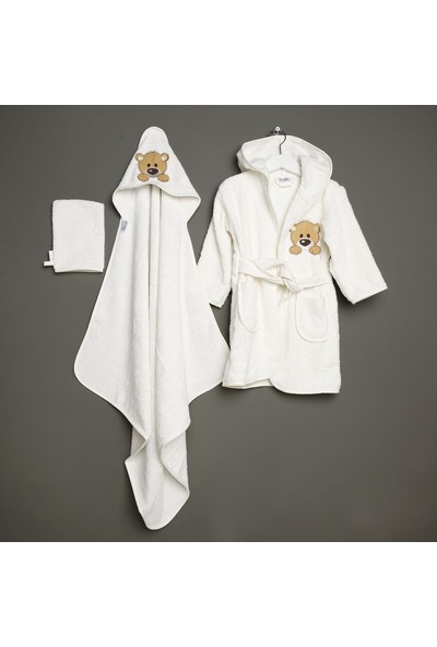 Little Dreams Bebek Bornoz Seti Little Dreams Bebek Bornoz Seti