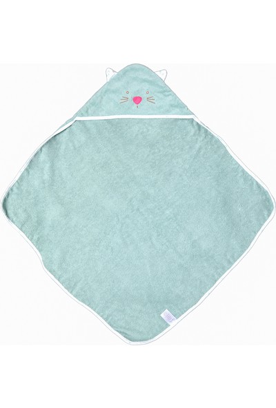 Elifa Baby Kedi Desen Kundak Havlu