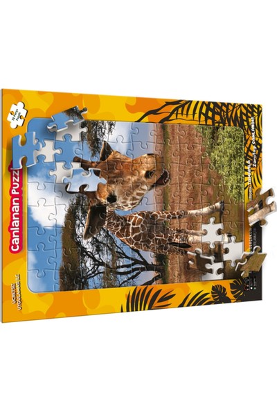 4 Boyut Yayınları Canlanan Zürafa 72 Parça Puzzle