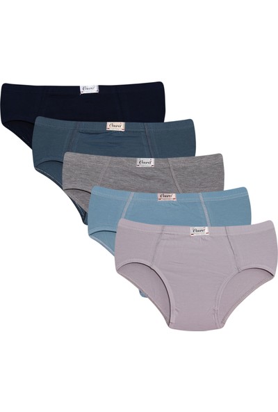 Onurel 5 Li Erkek Çocuk Düz Renkli Külot