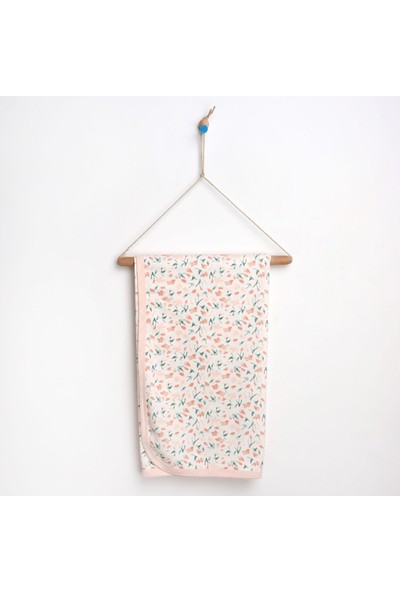 Little Dreams Flowers 80X80 Tek Katlı Battaniye