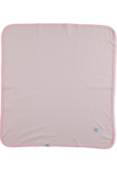 Little Dreams Pembe Çizgili 80X80 Çift Katlı Battaniye Little Dreams Pembe Çizgili 80X80 Çift Katlı Battaniye