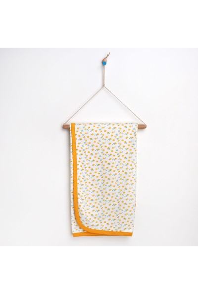 Little Dreams Mini Çiçekler 80X80 Çift Katlı Battaniye