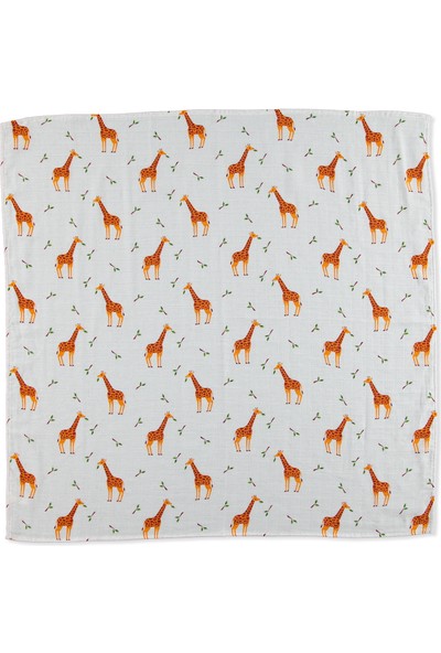 Little Dreams Çift Taraflı Müslin Battaniye Zürafa