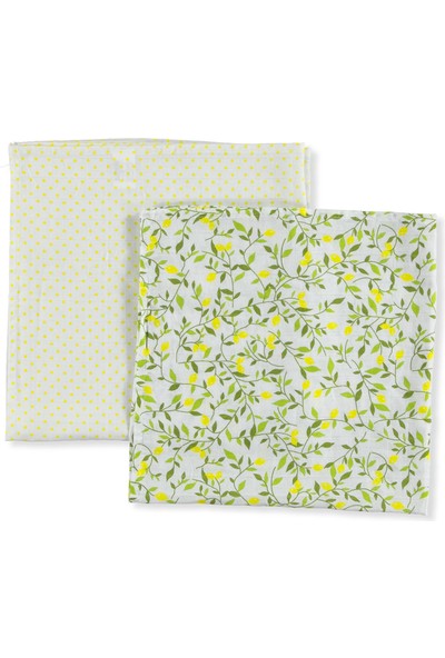 Little Dreams 2'li Müslin Battaniye Limon