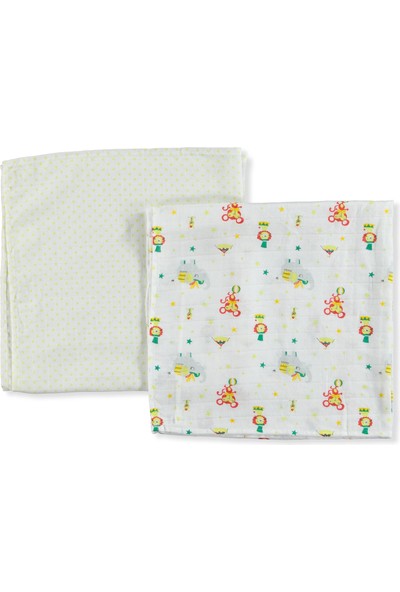 Little Dreams 2'li Müslin Battaniye Sirk Hayvanları Little Dreams 2'li Müslin Battaniye Sirk Hayvanları