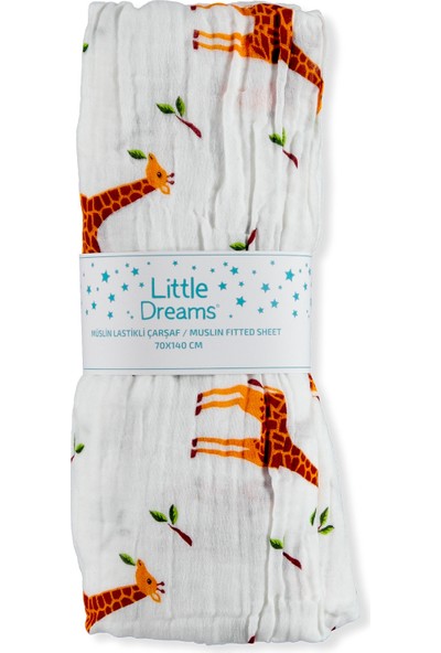 Little Dreams Müslin Fitted Çarşaf 70X140 Little Dreams Müslin Fitted Çarşaf 70X140