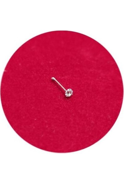 Takıconcept Tek Taşlı 925 Ayar Gümüş Kadın Burun Hızması