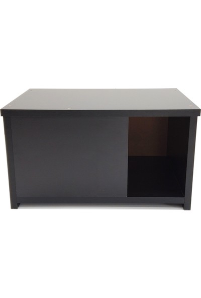 Ebatlandır DECO-8004 Demonte Kedi Evi Black Edition (Suya Dayanıklı)