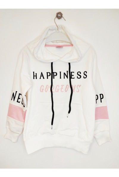 Kbt Kids Kız Çocuk Ekru Kapüşonlu Sweatshirt Kbt Kids Kız Çocuk Ekru Kapüşonlu Sweatshirt