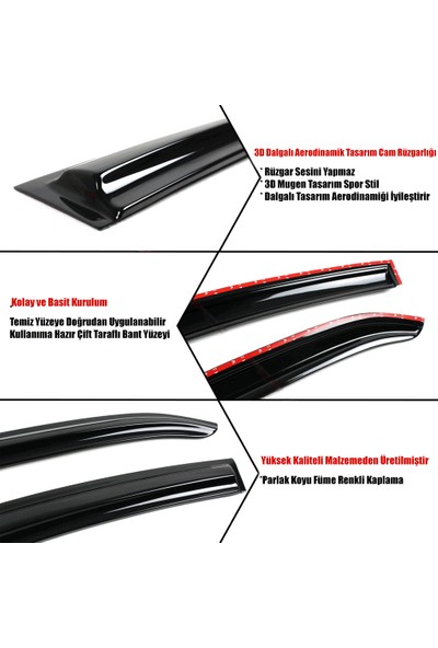 OtoLine Opel Astra G 2003 Cam Rüzgarlığı 4 Lü OtoLine Opel Astra G 2003 Cam Rüzgarlığı 4 Lü