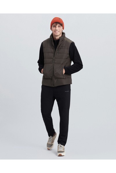 Skechers M Pocket Vest Erkek Haki Yelek - S212037-801 Skechers M Pocket Vest Erkek Haki Yelek - S212037-801