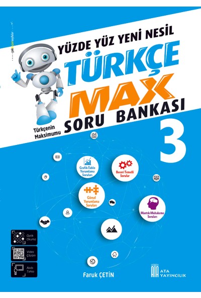 Ata Yayıncılık 3. Sınıf Türkçe Max Soru Bankası