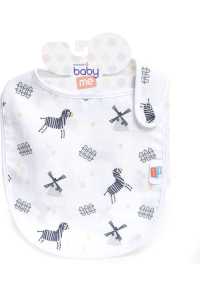 Baby Me Müslin Mama Önlüğü Baby Me Müslin Mama Önlüğü