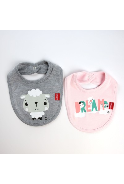 Fisher Price Baskılı Bebek Mama Önlüğü 2li Kuzu Fisher Price Baskılı Bebek Mama Önlüğü 2li Kuzu