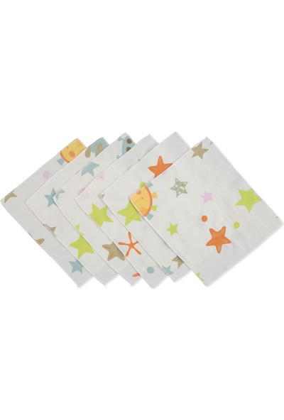 Sevi Bebe Sevibebe Uzay Oganik Müslin Ağız Mendili Sevi Bebe Sevibebe Uzay Oganik Müslin Ağız Mendili