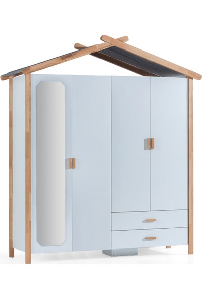 Bubu Home Myhouse 4 Kapaklı Dolap