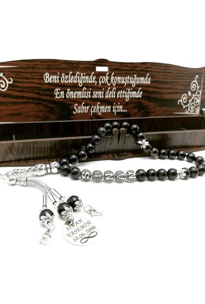 Kalemhane Kişiye Özel Isimli Akik Taşı Tesbih Kalemhane Kişiye Özel Isimli Akik Taşı Tesbih