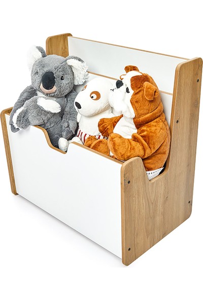 Minera Turna Montessori Oyuncak Toplama ve Kitaplık Ünitesi Minera Turna Montessori Oyuncak Toplama ve Kitaplık Ünitesi