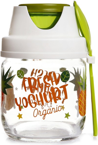Baby Plus Desenli Meyve-Salata-Yoğurt Saklama Kavanozu 425ML Baby Plus Desenli Meyve-Salata-Yoğurt Saklama Kavanozu 425ML