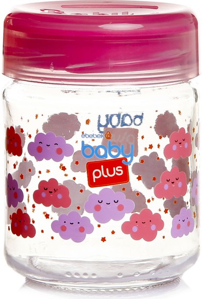Baby Plus Cam Mama Kavanozu Pembe 200CC