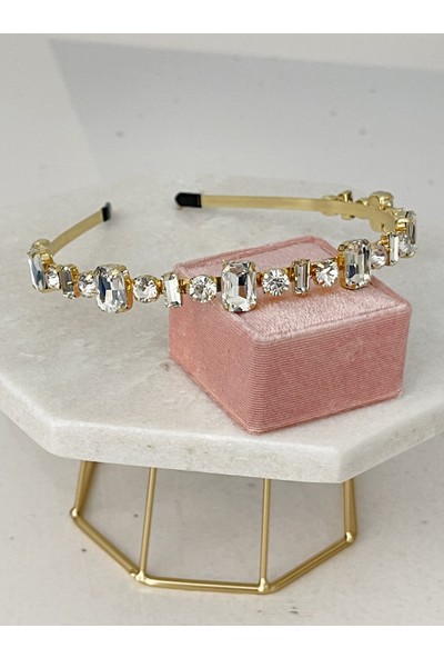 The Elsa Marry Zirkon Taşlı Taç