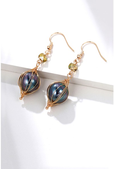 Uslada Bijoux House Uslada Kafes Incili Tasarım Küpe