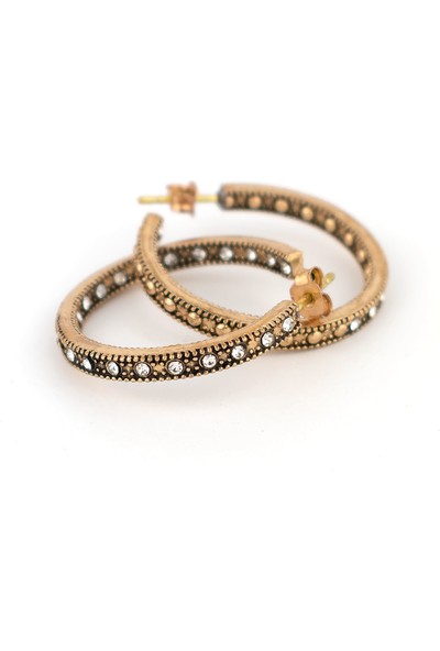 Uslada Bijoux House Uslada Otantik Bronz Halka Küpe