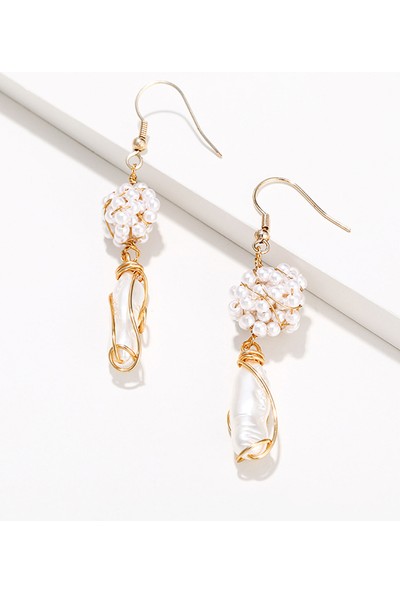 Uslada Bijoux House Uslada Boncuk ve Incili Kafes Küpe