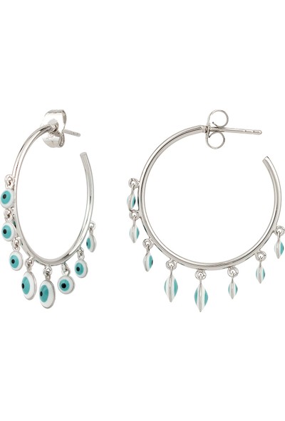 Uslada Bijoux House Uslada Nazar Göz Shakira Halka Küpe Uslada Bijoux House Uslada Nazar Göz Shakira Halka Küpe