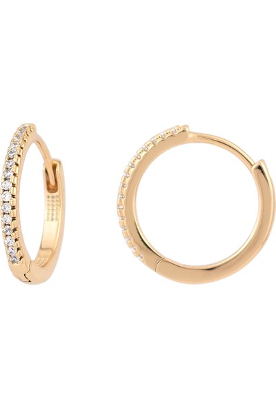 Uslada Bijoux House Uslada Zirkon Taşlı Halka Küpe