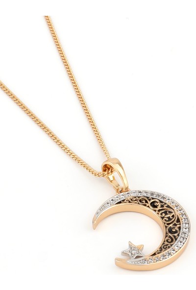 Uslada Bijoux House Uslada Otantik Ay Yıldız Kolye