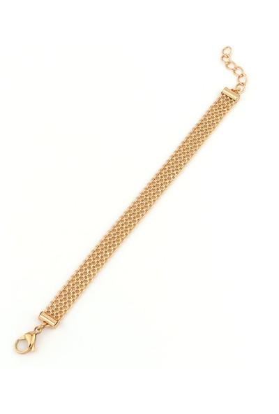 Uslada Bijoux House Uslada Hasır Örgülü Altın Kaplama Bileklik Uslada Bijoux House Uslada Hasır Örgülü Altın Kaplama Bileklik