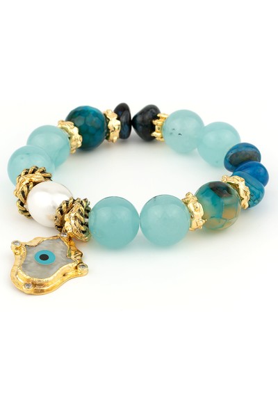 Uslada Bijoux House Uslada Kuvars-Akik Doğal Taş Bileklik