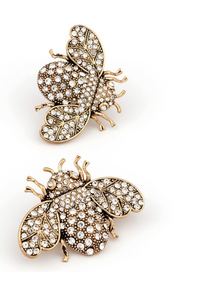 Uslada Bijoux House Uslada Crystal Fly Retro Küpe