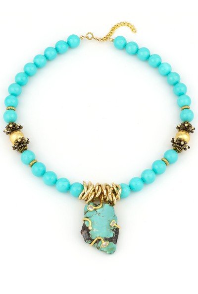 Uslada Bijoux House Uslada Firuze Doğal Taşlı Kolye Uslada Bijoux House Uslada Firuze Doğal Taşlı Kolye